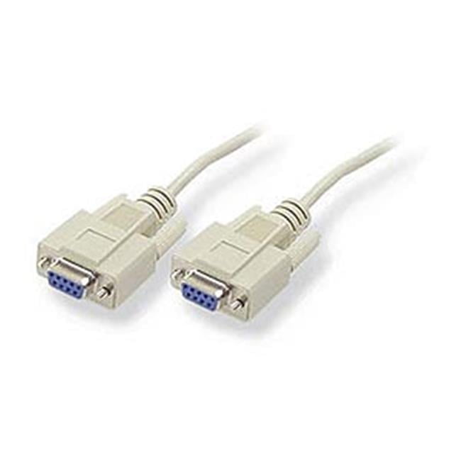 10' DB9 Null Modem Female to Female Cable - Walmart.com
