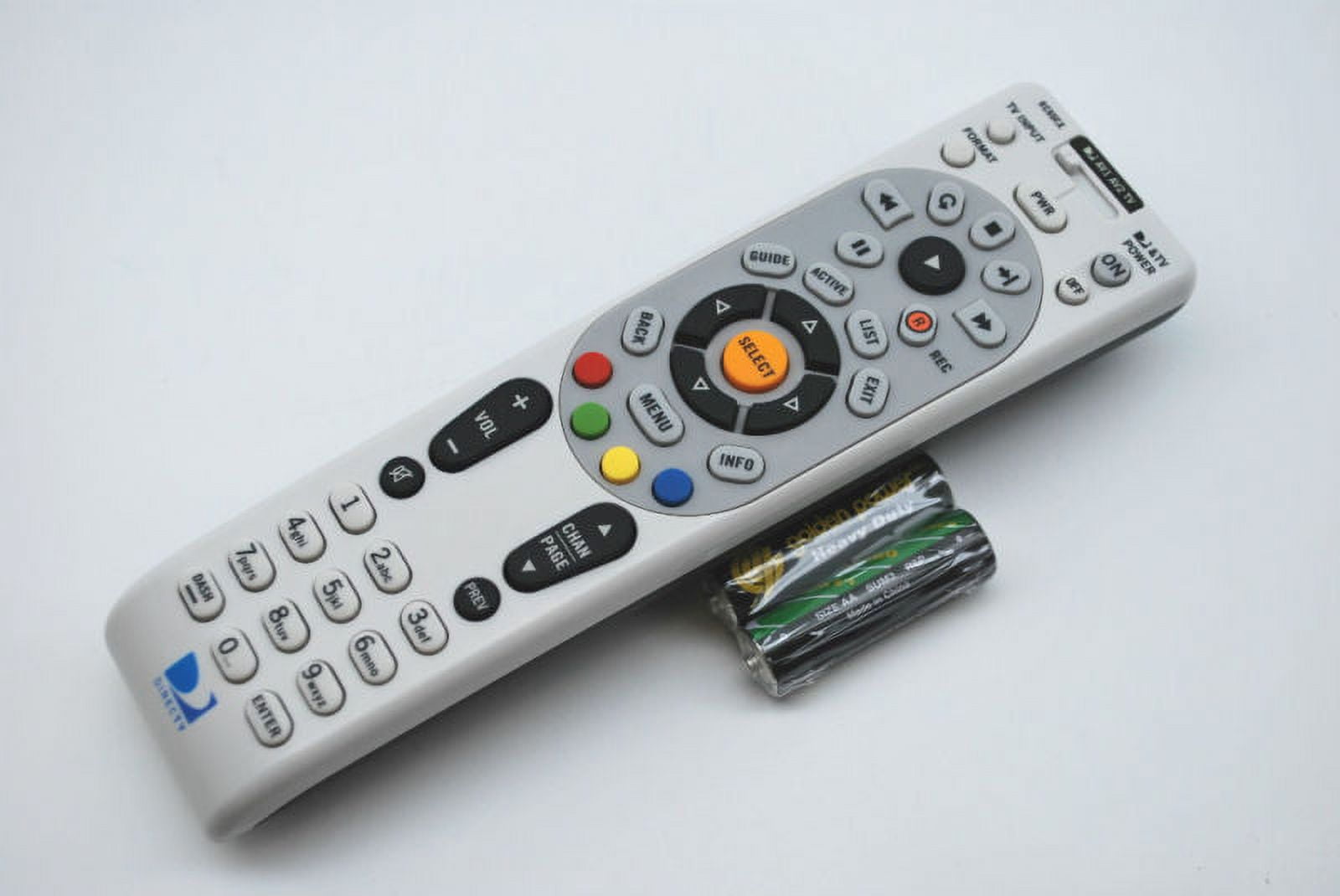 10 DIRECTV RC66RX UNIVERSAL REMOTE HD/DVR IR/RF 2AA BATTERIES "REPLACE ...