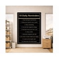 10 Daily Reminders Poster Inspirational Office Wall Art For ...