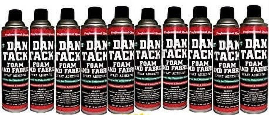 10 Dan Tack Professional Quality Foam & Fabric Spray Glue Adhesive Big ...