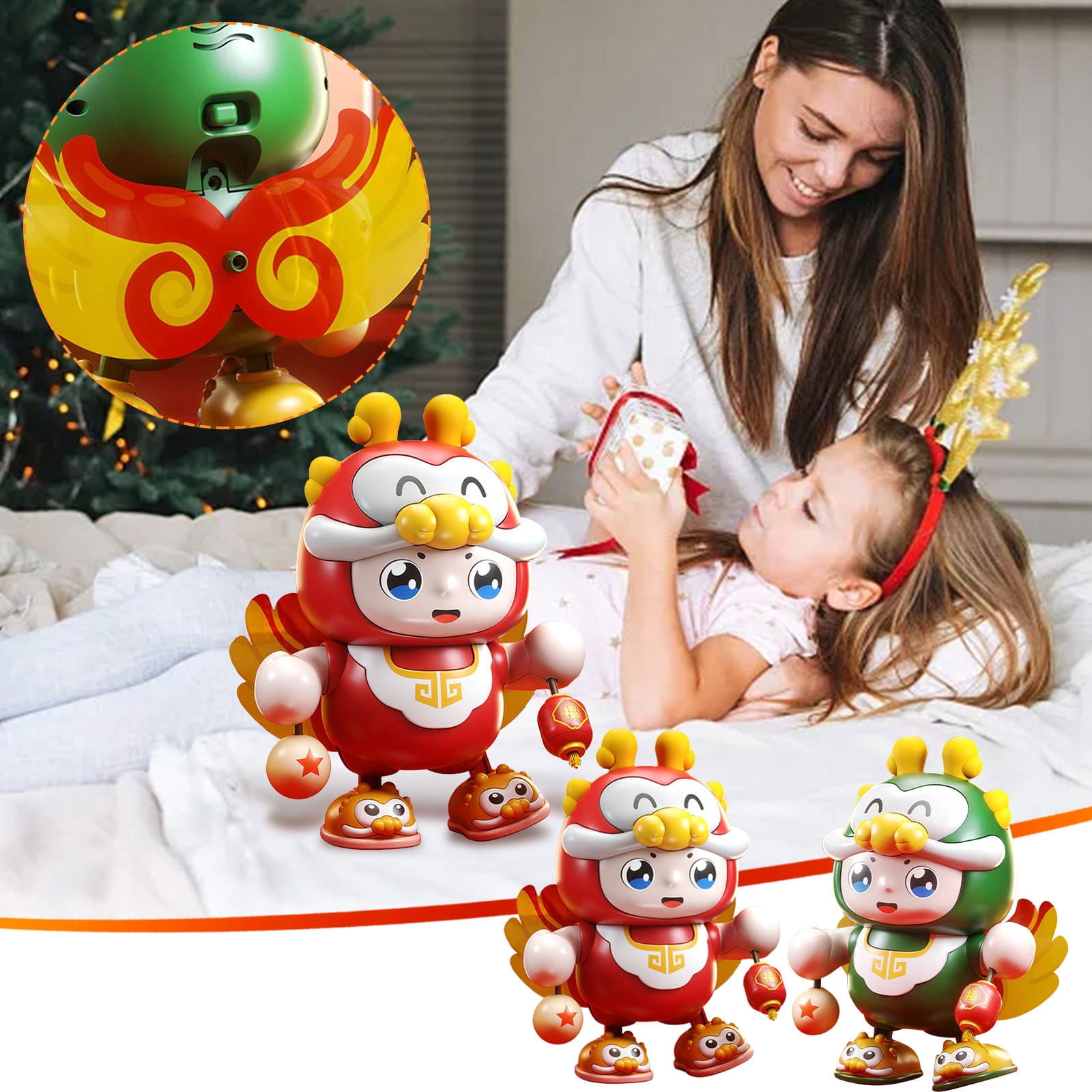Under 10, Dance Robot Swinging Light, Kids Training Toy, Led Light Up ...