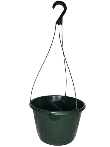 10" Diameter Contempo Swirl Hanging Basket, Green or White, by Landmark ...