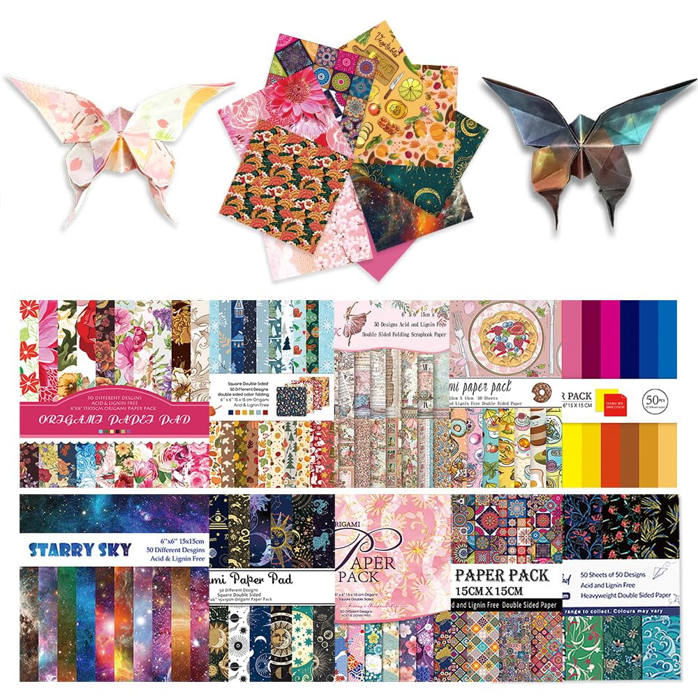 10 Different Packs Full RRF12 Collection Origami Paper Kit 6 Inch ...