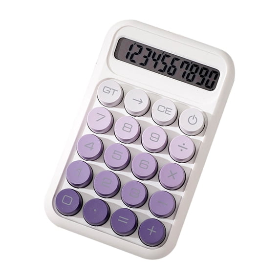10-Digit Desk Calculator, Battery Powered Desktop Standard Calculators ...