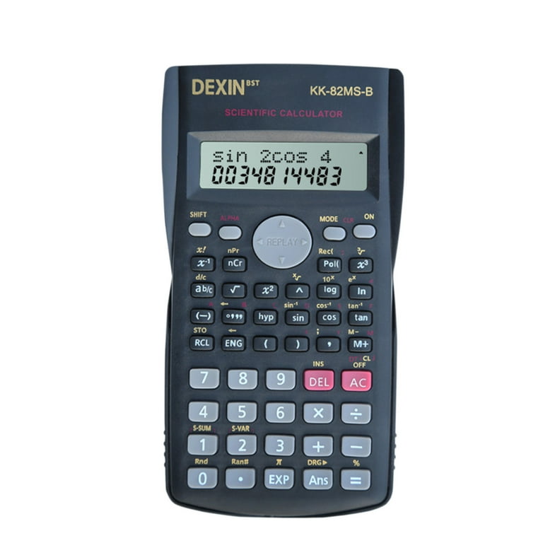 10 Digit Scientific Calculator with Write View 3 Line Display Battery Powered LCD Display Multi function Scientific Calculator for Student Exams