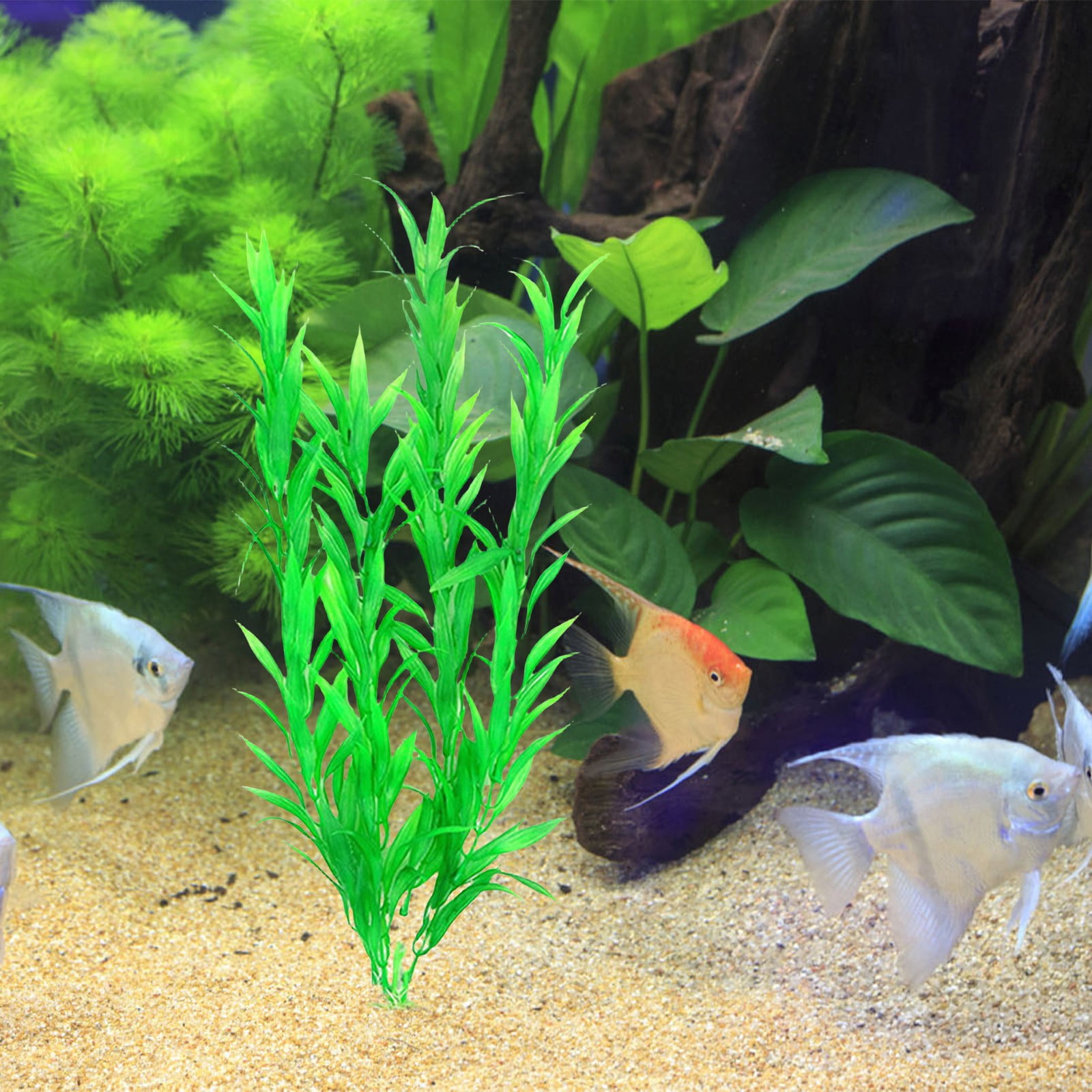 10% Discount! Simulation Fish Tank Landscaping Water Plants H - 11 Inch ...