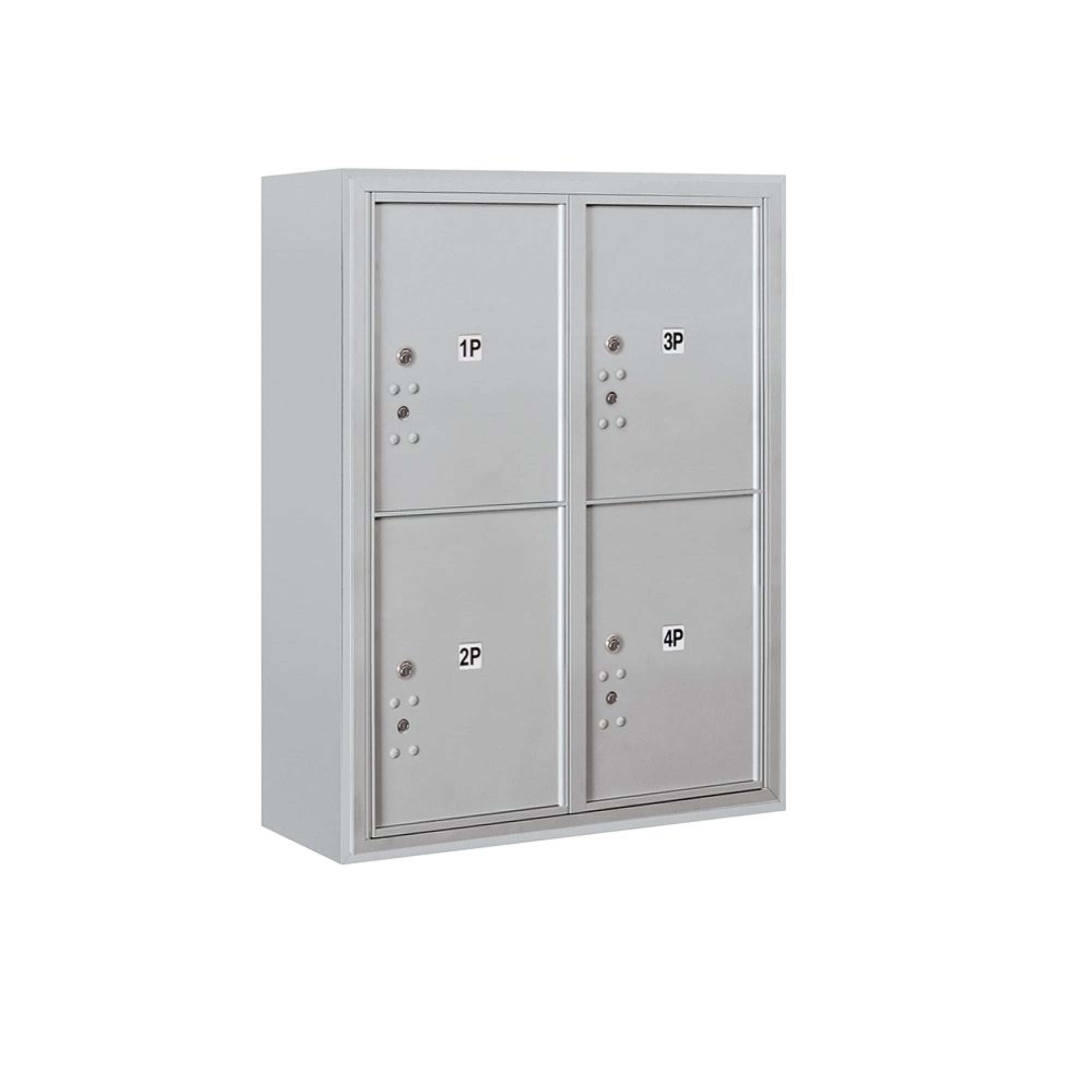 10 Door High Surface Mounted 4C Horizontal Parcel Locker with 4 Parcel ...
