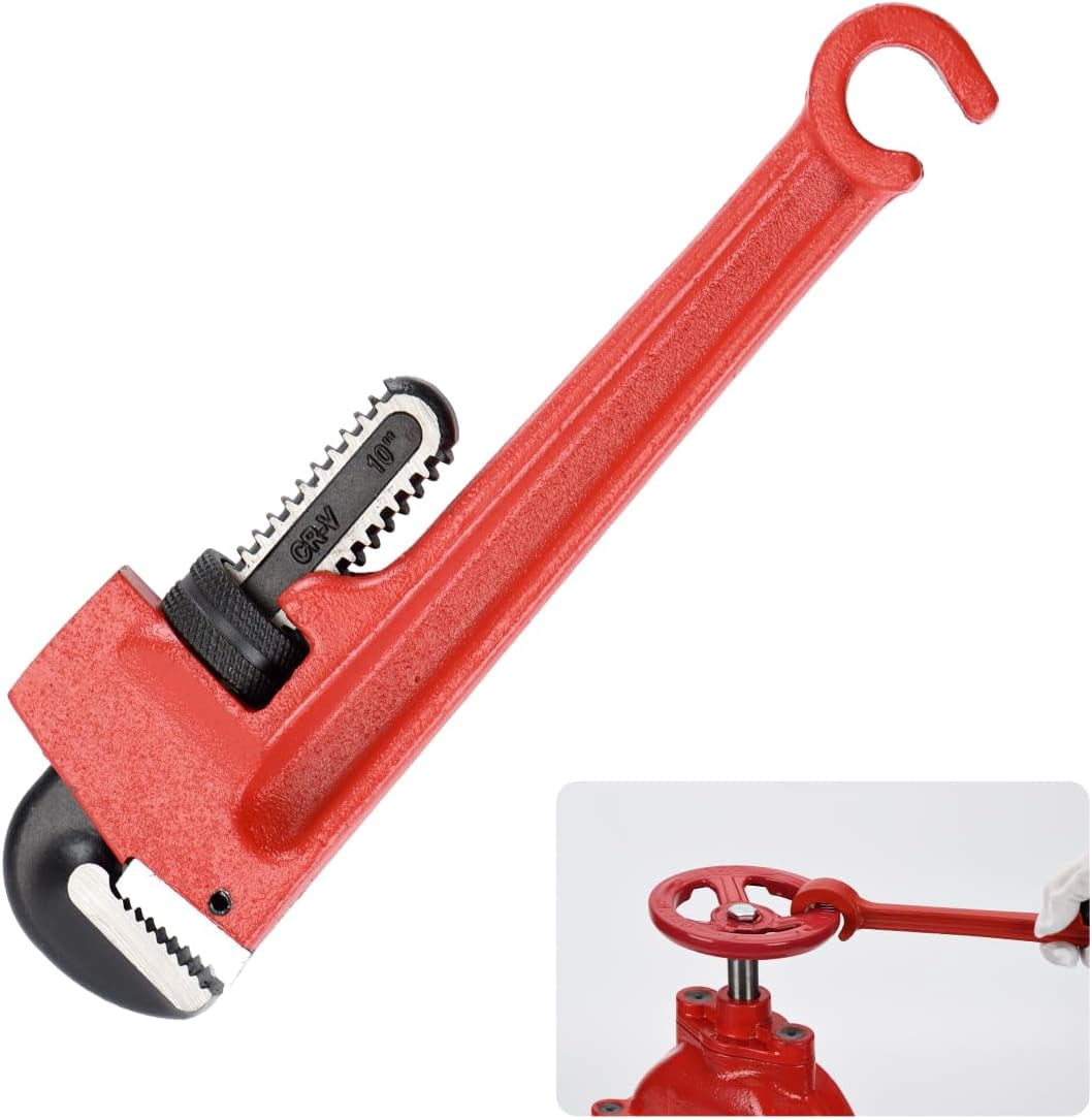 10" Double-Ended Valve Wrench for Refinery Pipes; 1/8" - 1 1/2" Heavy ...