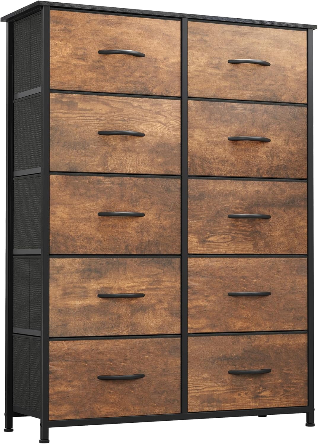 10 Drawers Dresser, Fabric Dresser for Living Room, Organizer Unit for ...