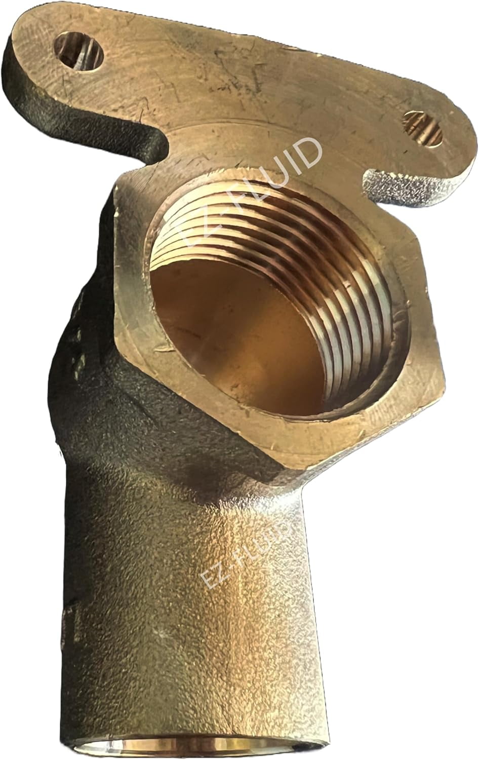 (10) EZ-FLUID 1/2" Nom. Copper Sweat X 1/2" Fip Threaded High Ear Elbow ...