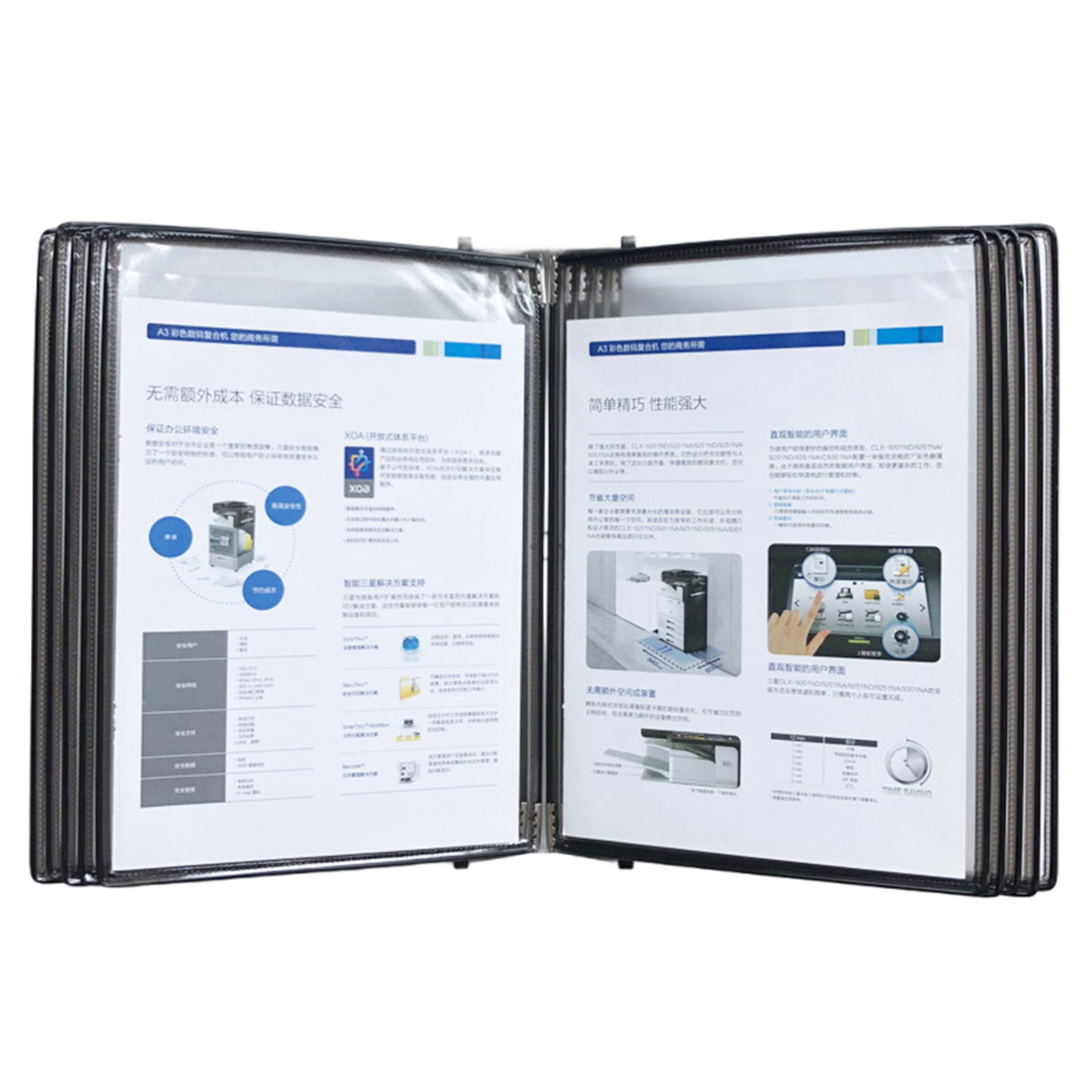 10 Easy-Loading Pocket Wall Mounted Reference Organizers for Workshop ...