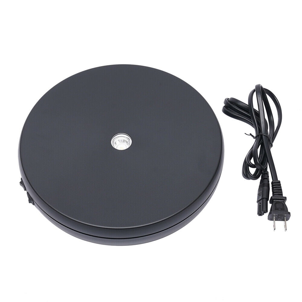 10" Electric Motorized Rotating Turntable Display Stand Rotating Base w/ LED 360° - Walmart.com