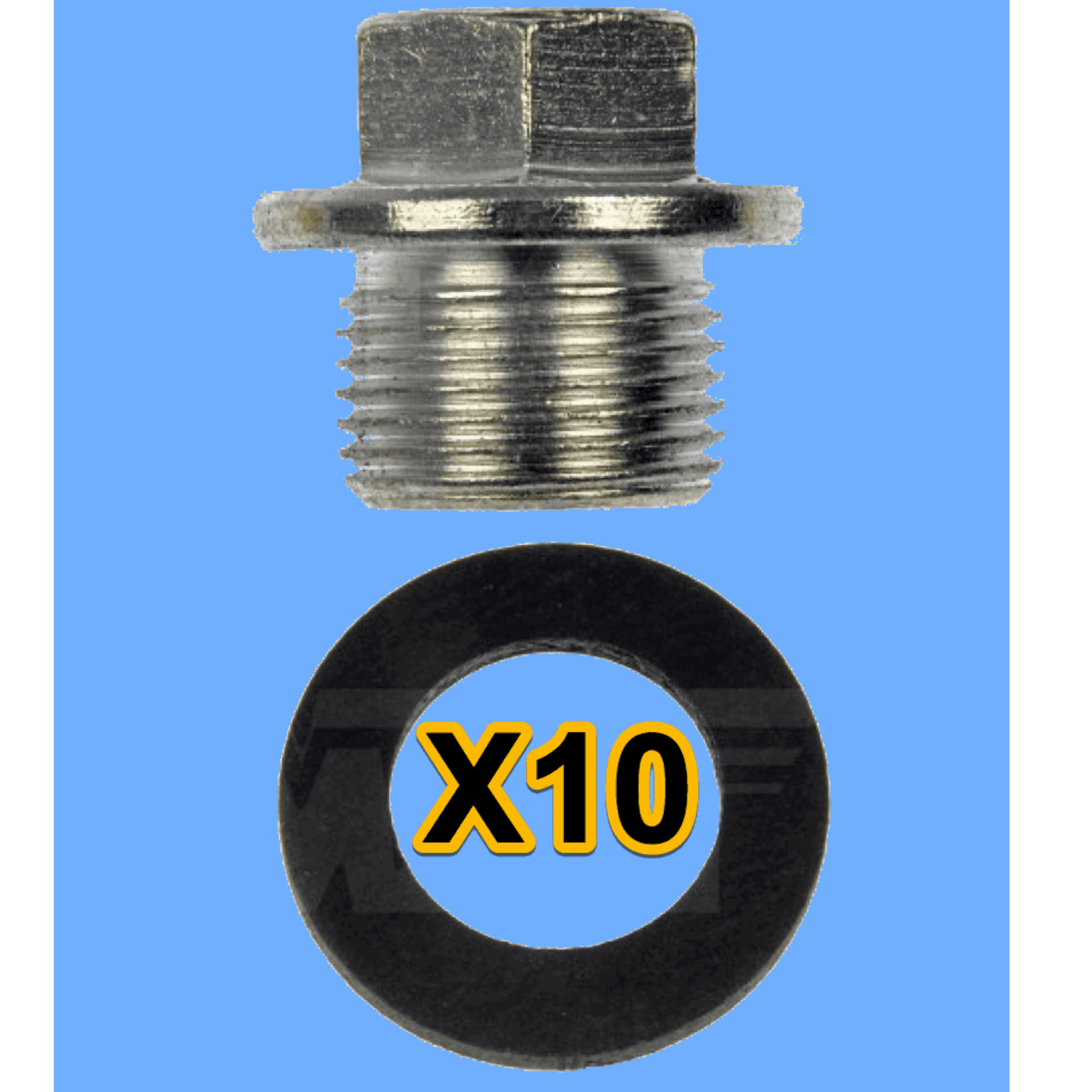 10 Engine Oil Pan Drain Plug & Gasket for GMC OEM# 032510 for Chevy ...