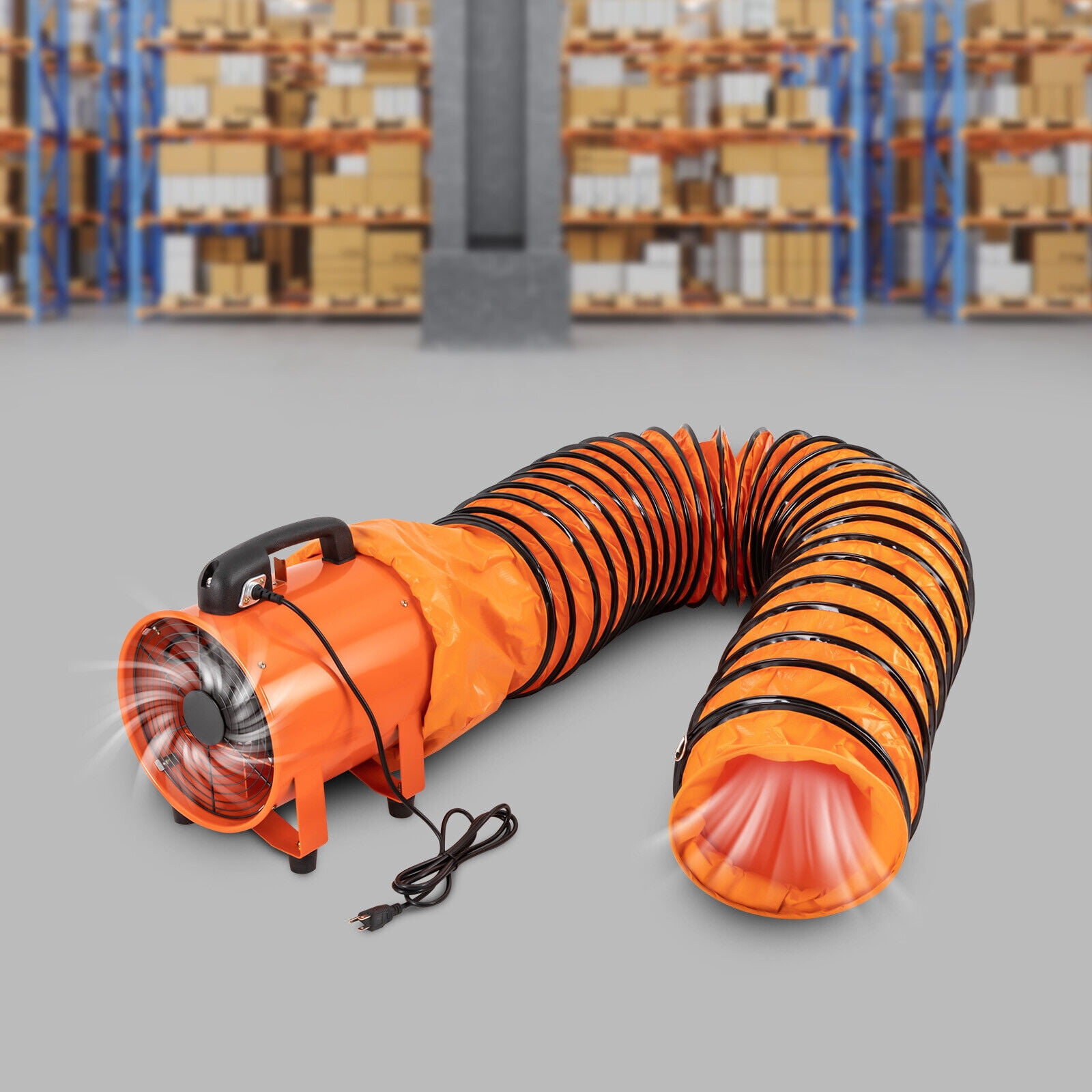 10" Extractor Fan Blower Portable Duct Hose Ventilator Industrial Air ...