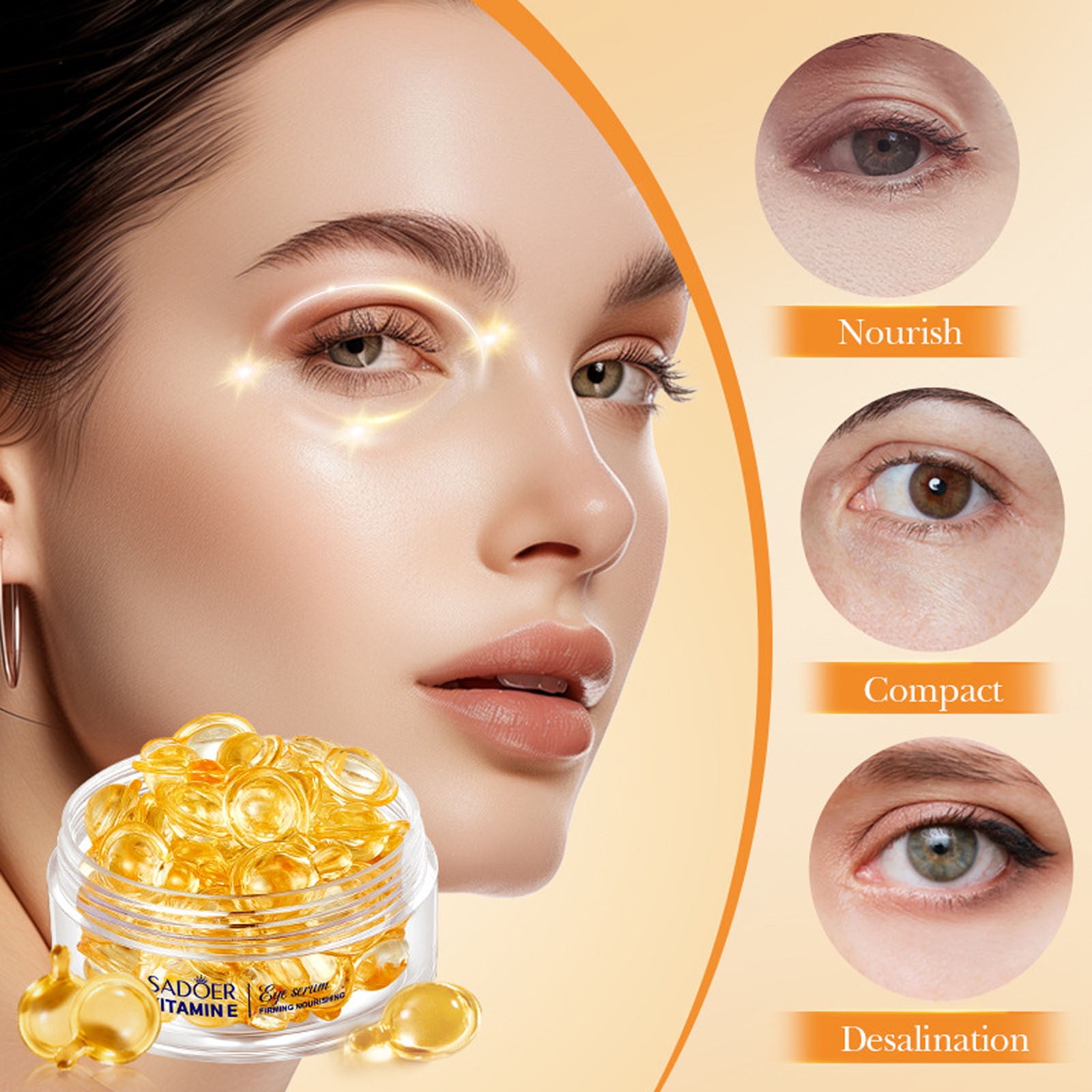 Under 10, Eye Moisturizing Cream, Firming Treatment, 30 x 7.5ml Pcs ...