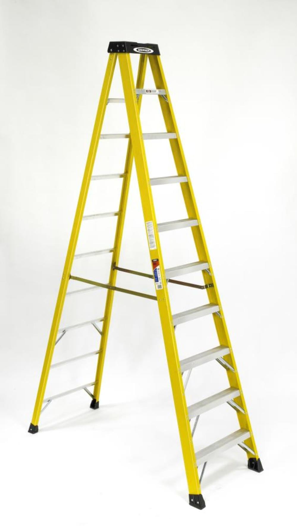 Werner 10 ft Fiberglass Step Ladder, Type IA - Walmart.com