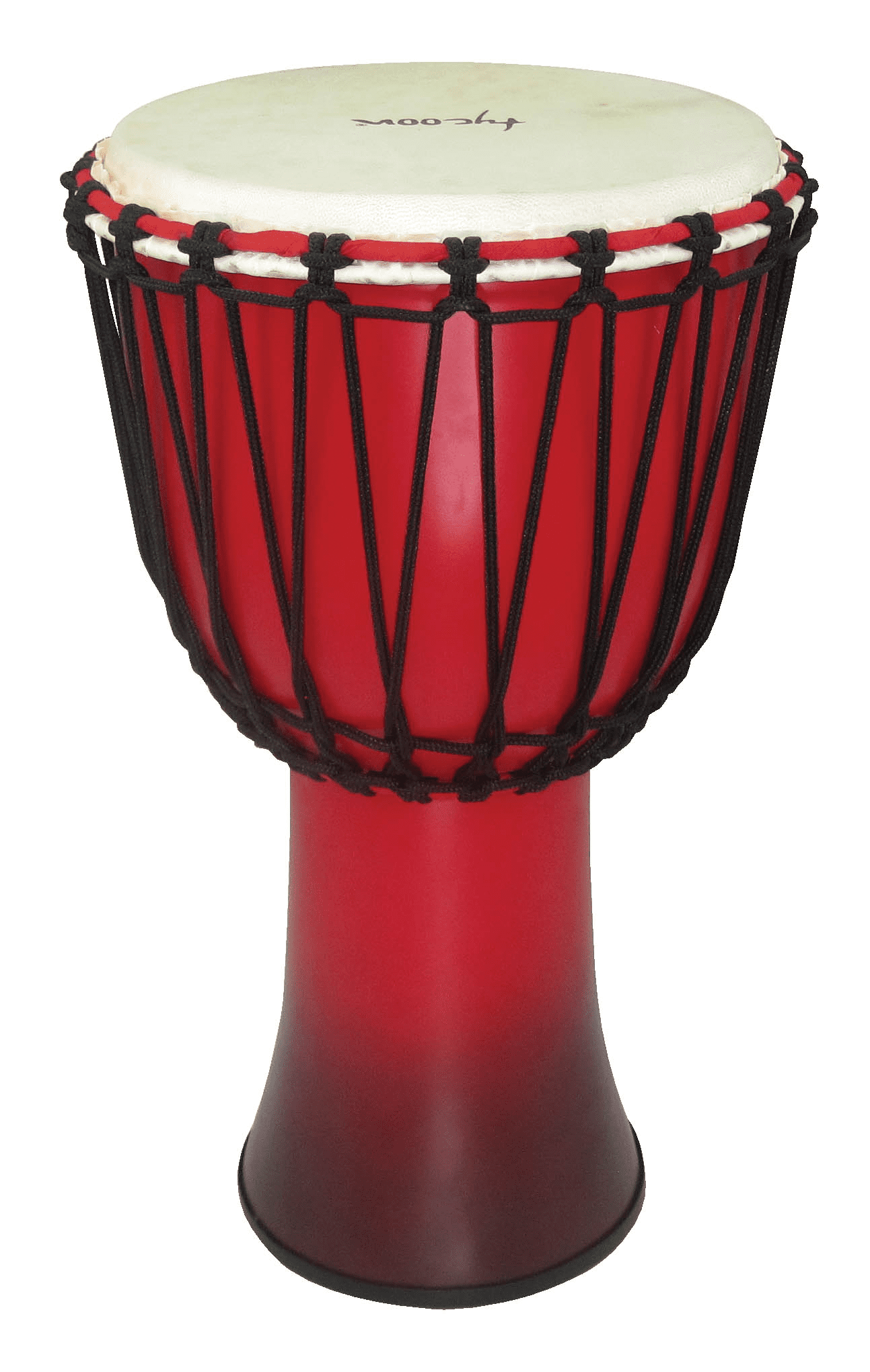 10 FIBERGLASS ROPE TUNED DJEMBE BLACK AND RED SUNBURST FINISH - Walmart.com