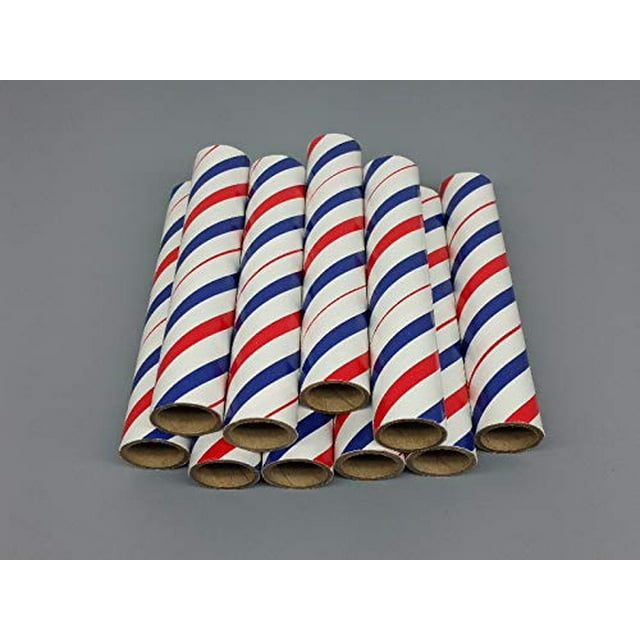 10 FIREWORKS PYRO Red/White/Blue Cardboard Tubes 3/4" x 6" x 3/32"Q ...
