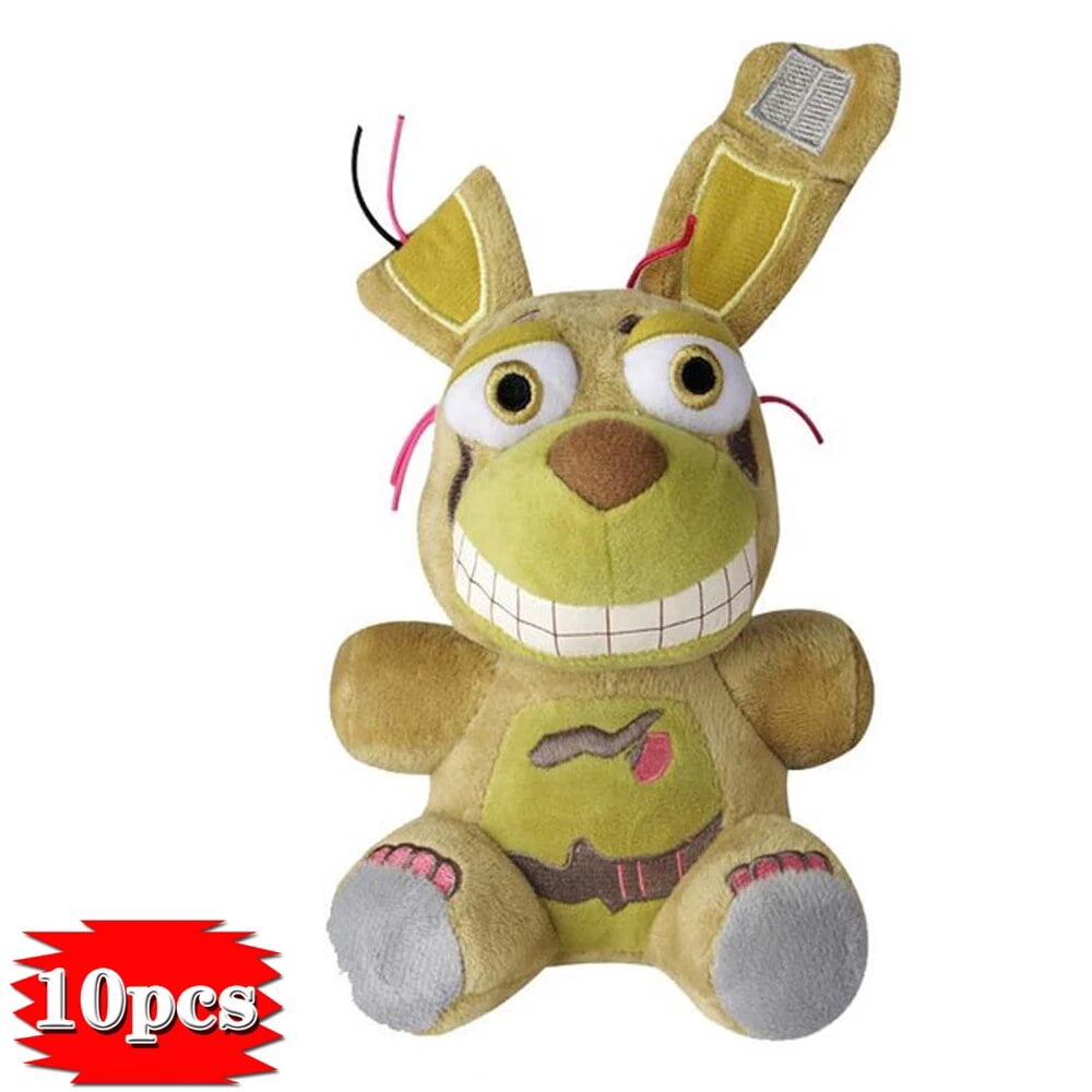 10 FNAF Freddy Plush Toys Filled with Plush Animal Bears and Hares Game ...