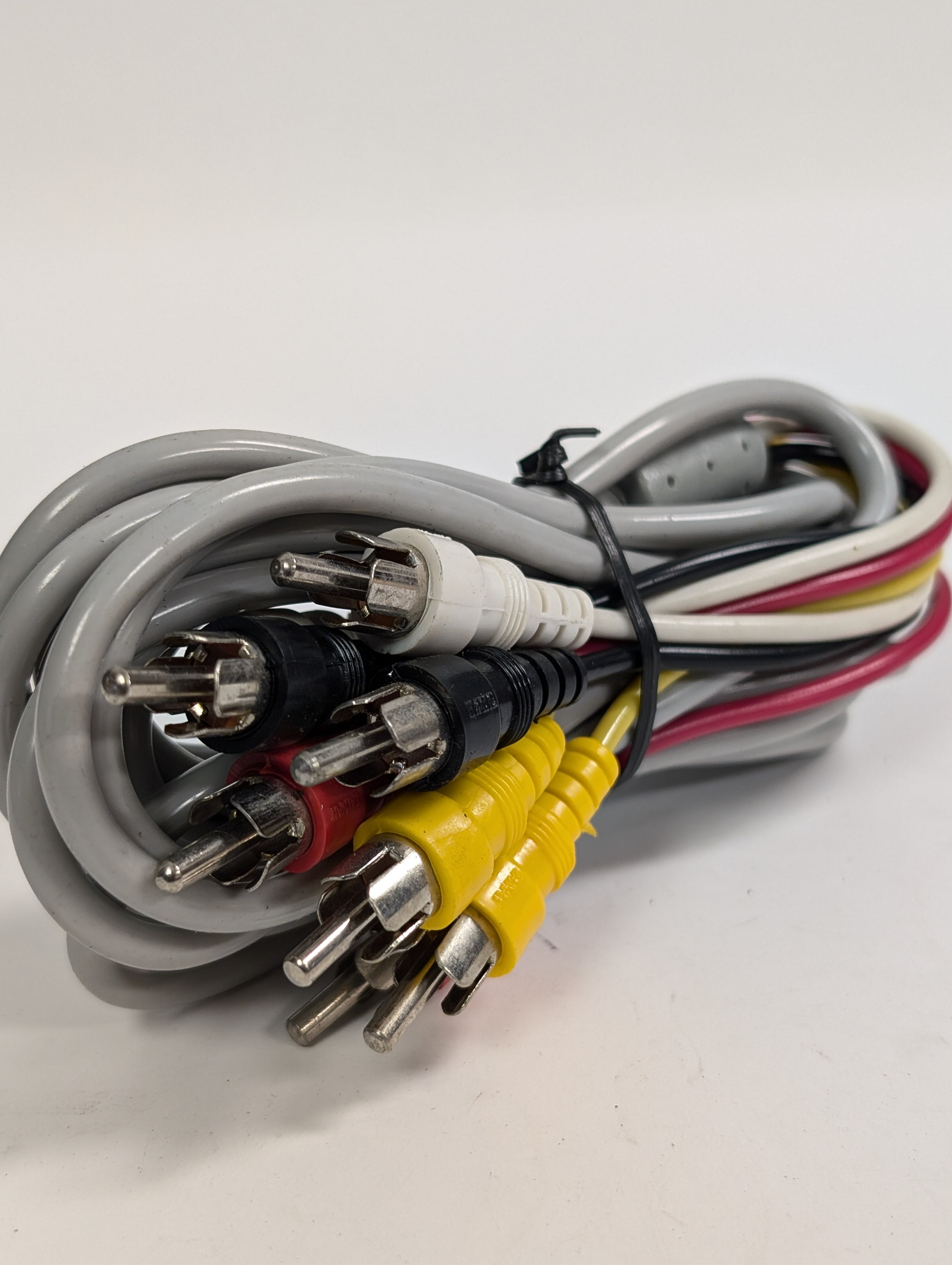 10 FOOT 4 RCA MALE PLUGS TO 4 RCA MALE PLUGS (COLOR CODED ENDS ...