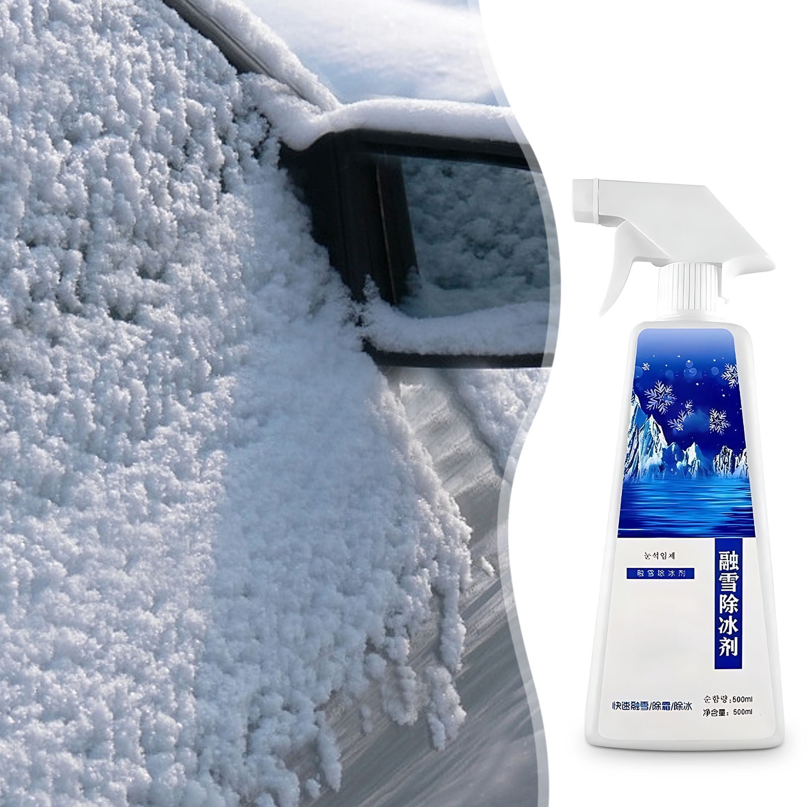 Under 10, Fast - Acting Snow Melt Agent, 500ml Defrosting Solution ...