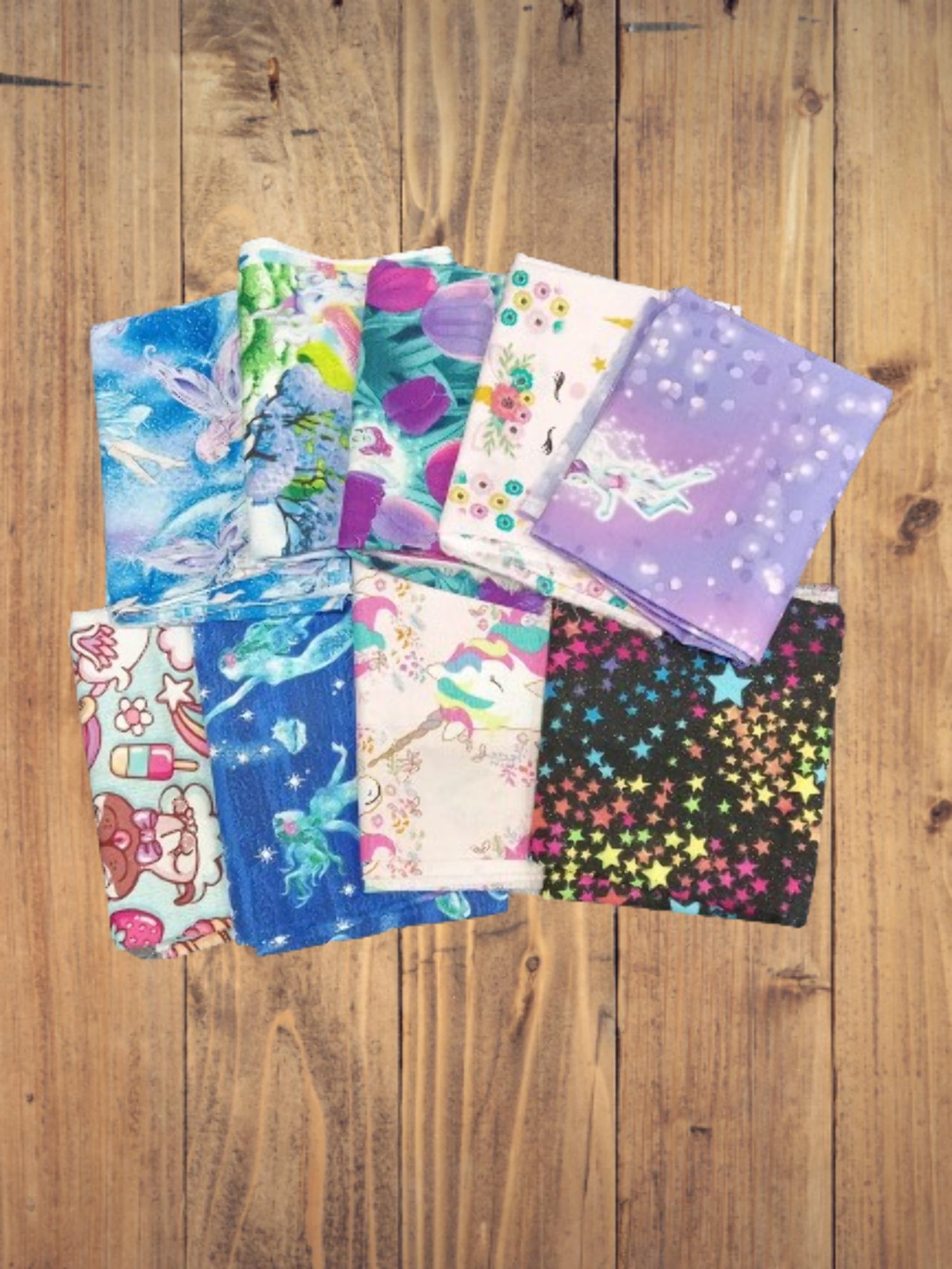 10 Fat Quarters - Assorted Fantasy Fat Quarter Bundle - Walmart.com