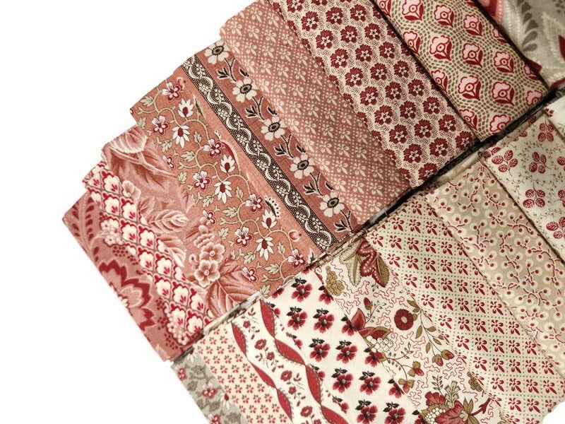 10 Fat Quarters - Assorted French General France Calico Floral Flowers ...