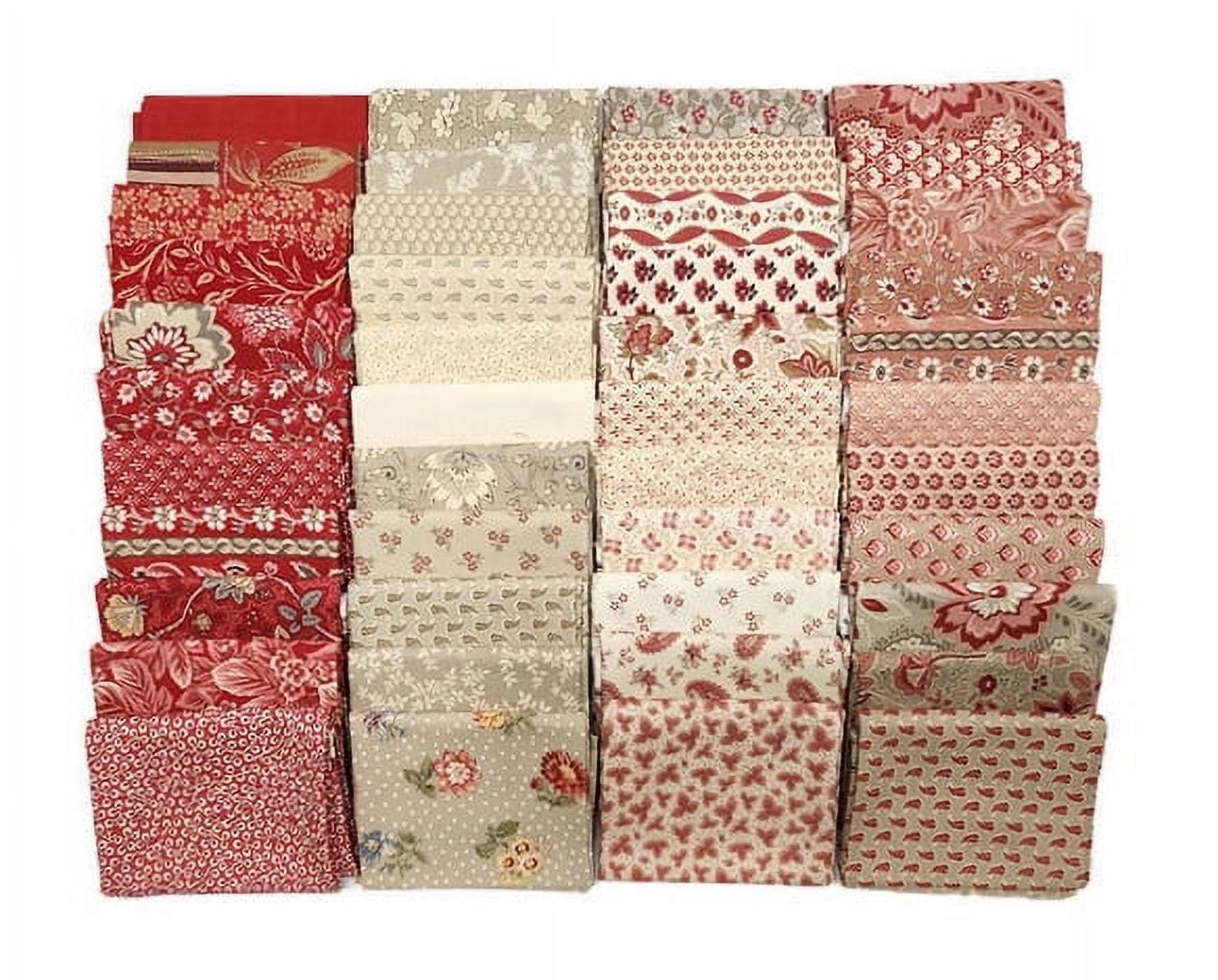 Field's Fabrics, 10 Quilting Cotton Bundles, Assorted Moda French ...