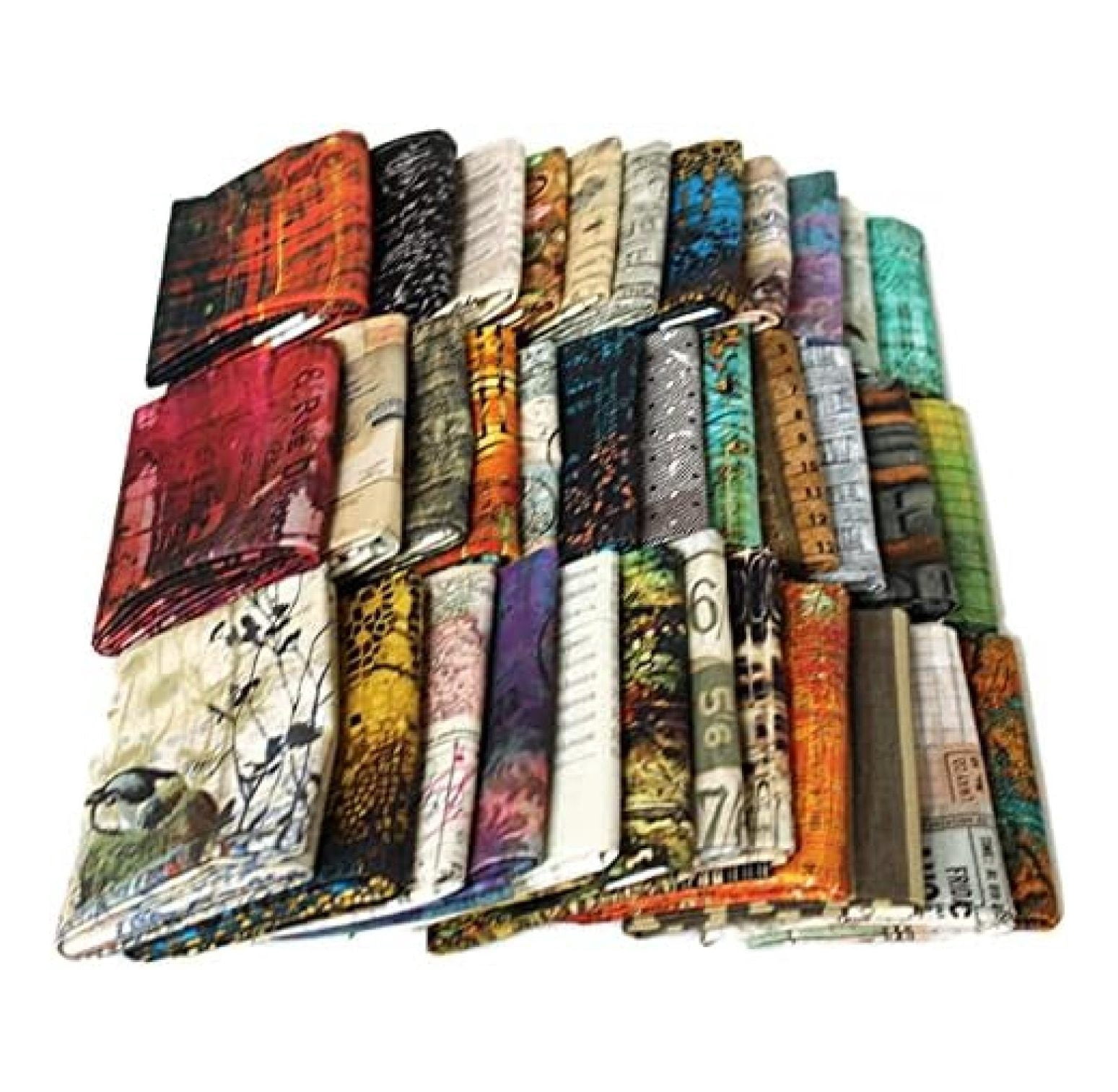 10 Fat Quarters - Eclectic & Abandoned Assorted Free Spirit Maps Rulers ...