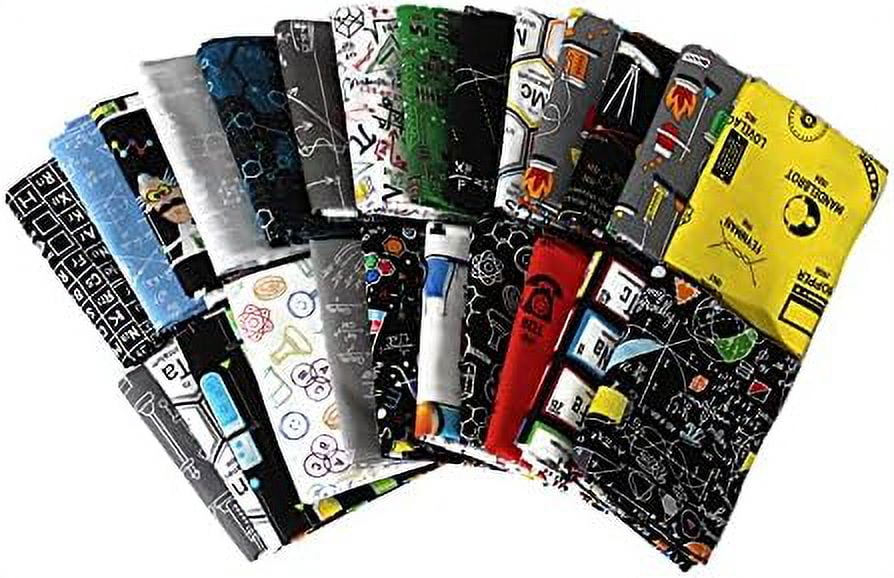 10 Fat Quarters - Science Fair Science Olympiad Scientist Robotics ...