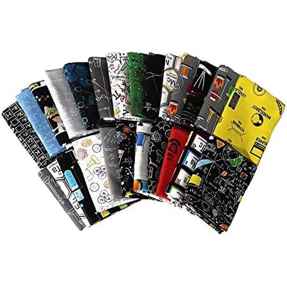 10 Fat Quarters - Science Fair Science Olympiad Scientist Robotics ...