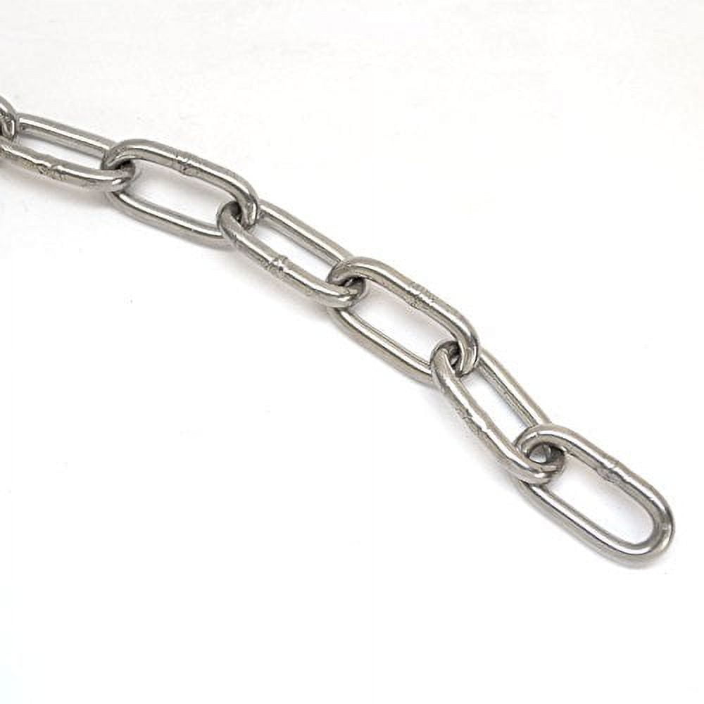 10 Feet 316 Stainless Steel 1/8 Inch Marine Proof Coil Chain - Walmart.com