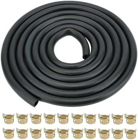 10 Feet 5/16 Inch ID Fuel Line Fuel Gas Line Tubing Hose NBR Rubber ...