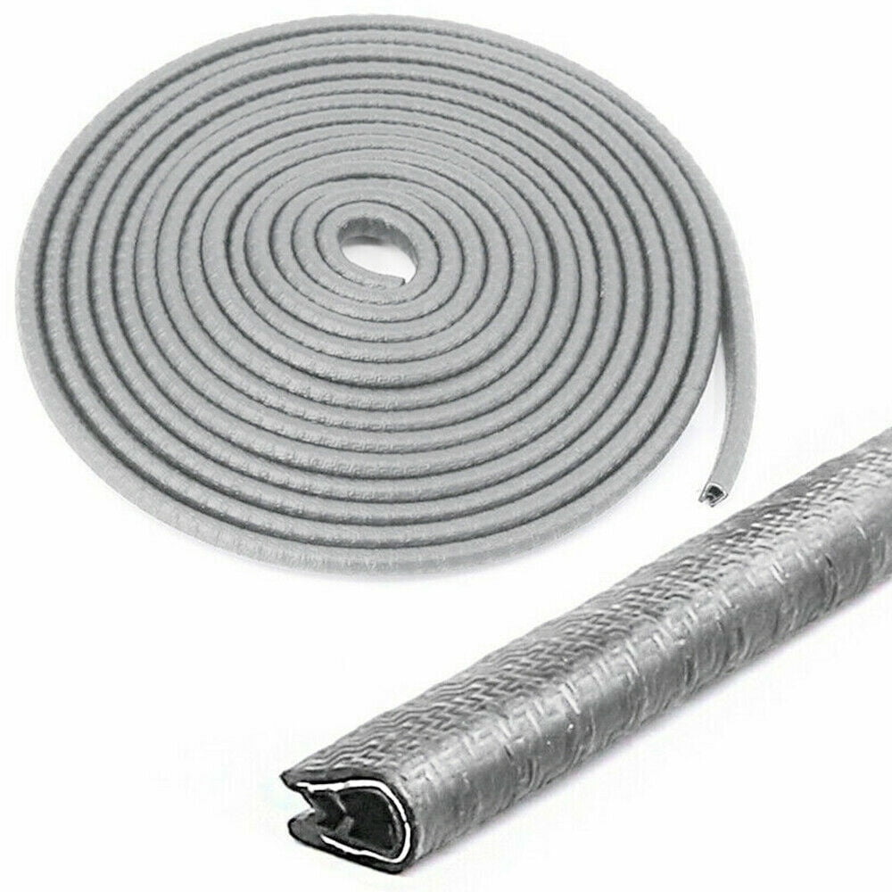 10 Feet Car Door Trim Grey Strip Edge Guard Moulding Rubber Seal ...