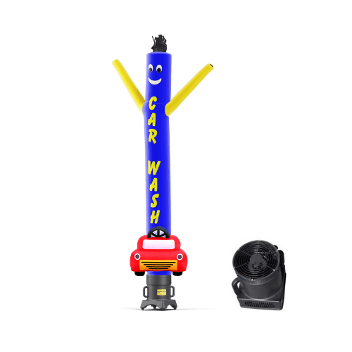 10 Foot Car Wash Air Dancer with Car Shape with Blower by Look Our Way ...