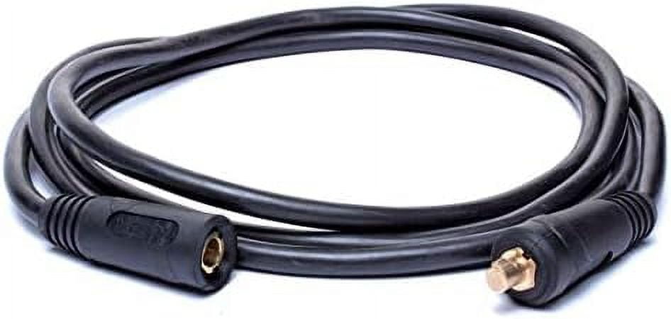 10 Foot Welder Ground Extension 10-25 Dinse Cable 200 Amp Capacity ...