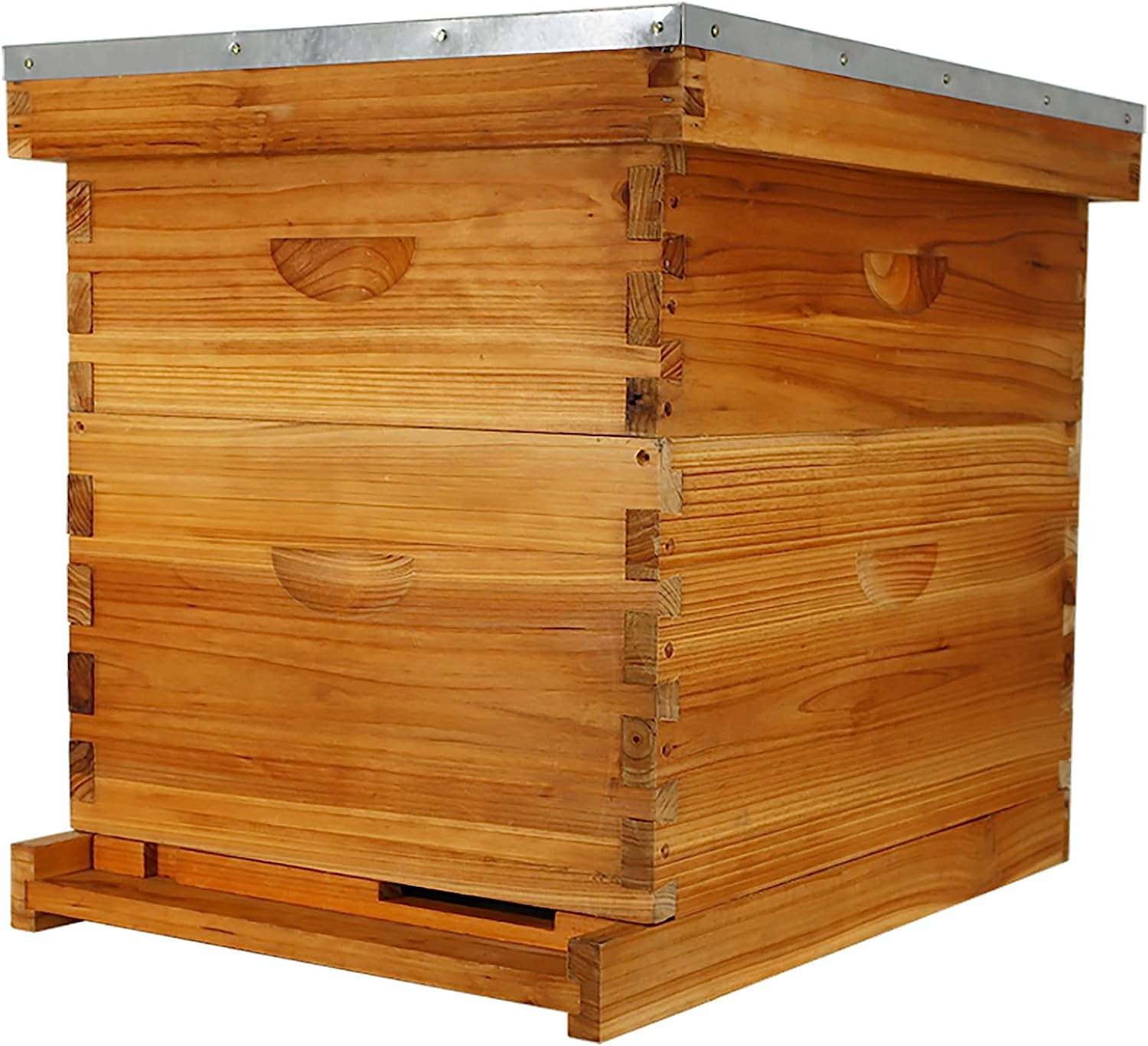 10-Frame Bee Hive Complete Beehive Kit Beeswax Coated Beehive Include ...