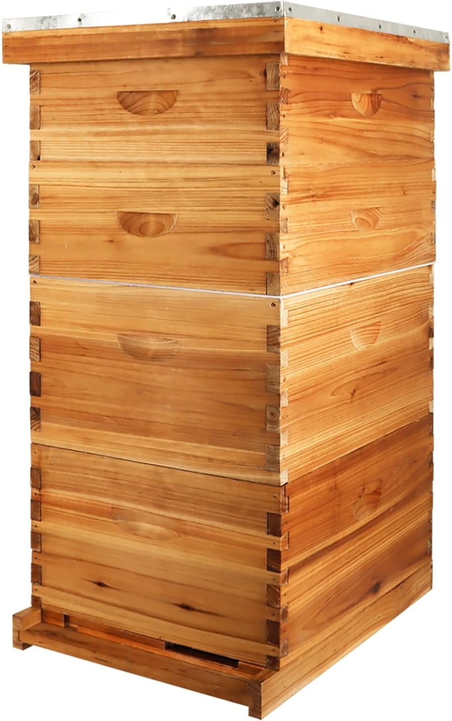 10-Frame Bee Hive Complete Beehive Kit Beeswax Coated Beehive Include ...