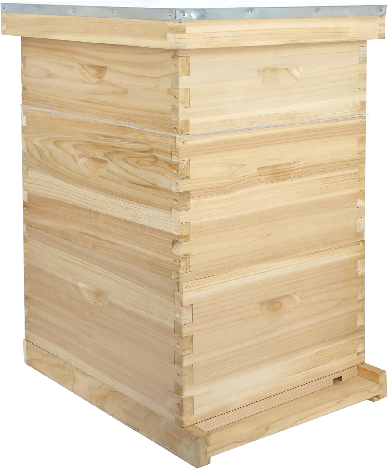 10 Frame Bee Hive, Complete Beehive Starter Kit Includes 2 Deep Brood ...