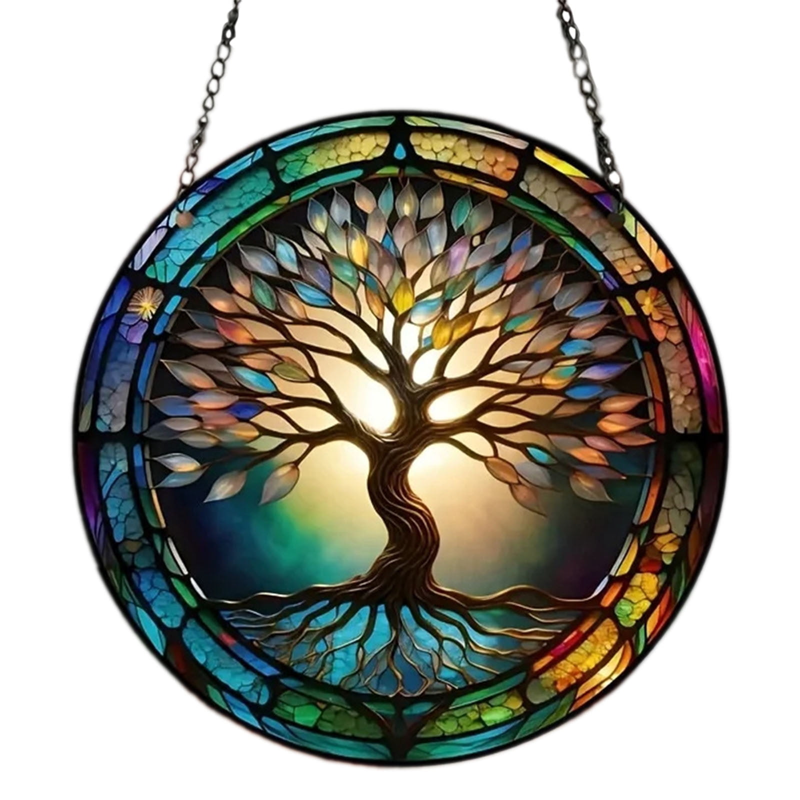 Under 10$ Free Ship Home Decor "Tree of Life Window Hanging 6" Round ...