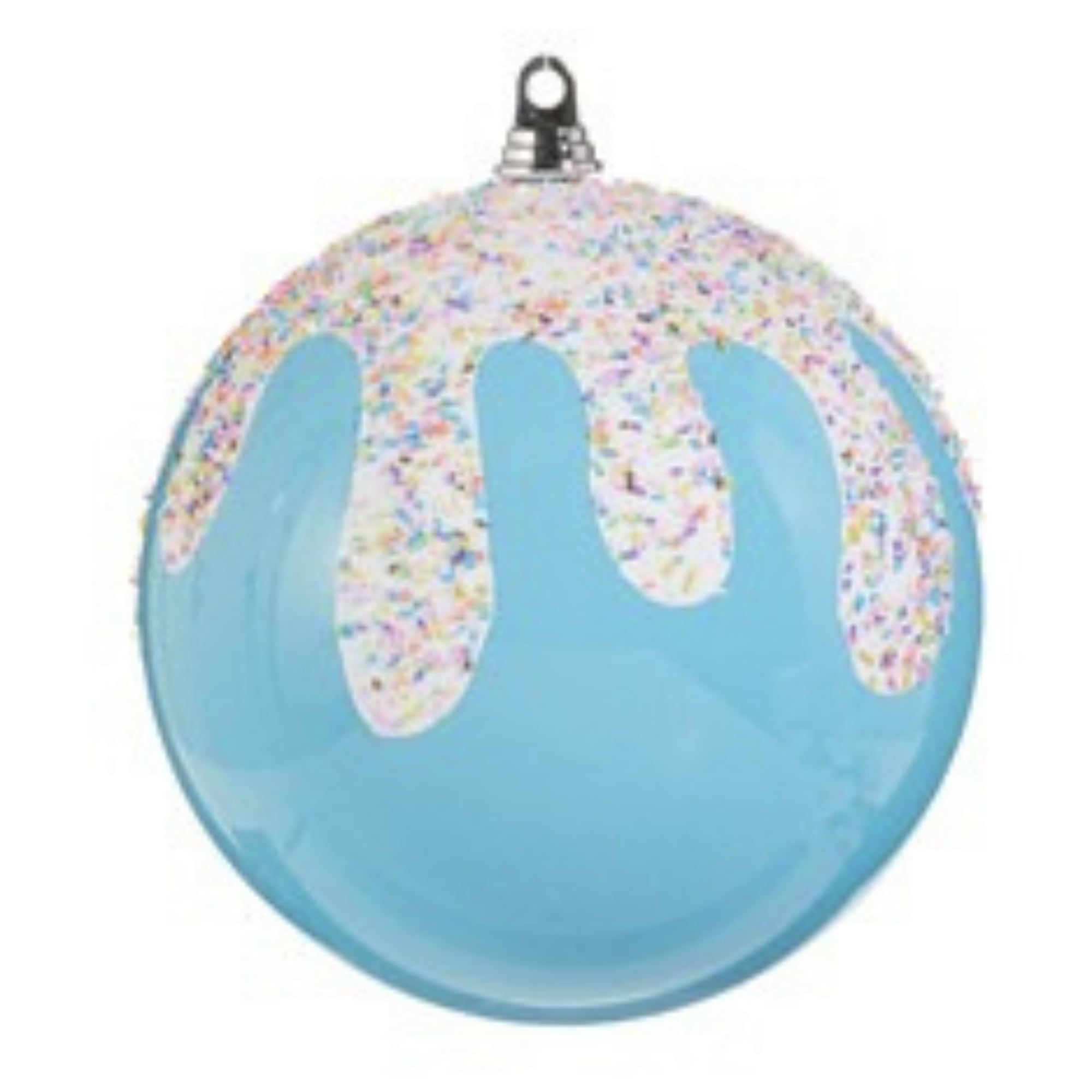 10" Frosted with Sprinkles Ball Ornament - Walmart.com