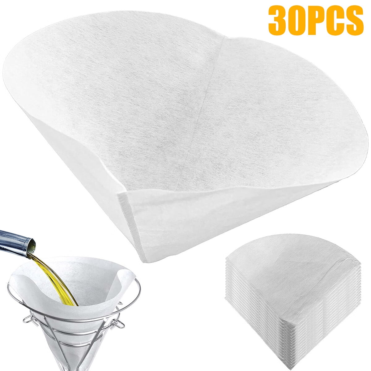 10" Fryer Oil Filters Cone Filters Non-Woven Filter Cones Cooking Oil ...