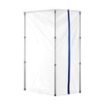 Dust Barrier System with 4 Adjustable 10 Ft Telescoping Poles, 32.8 x ...