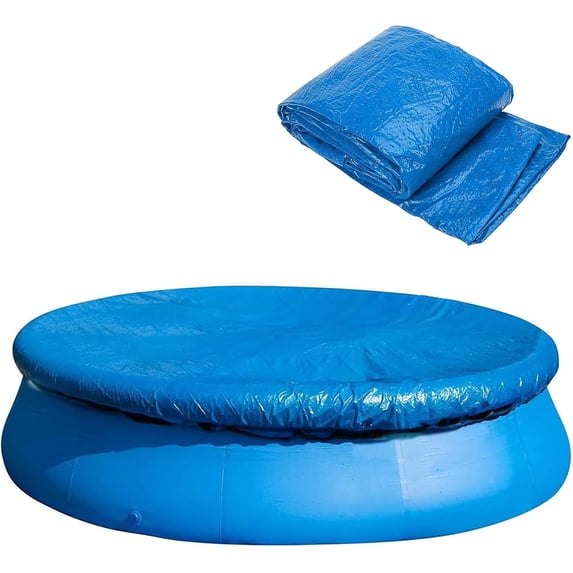 10 Ft Dust Pool Cover Protector-Solar Cover for Round Frame Pools-Pool ...