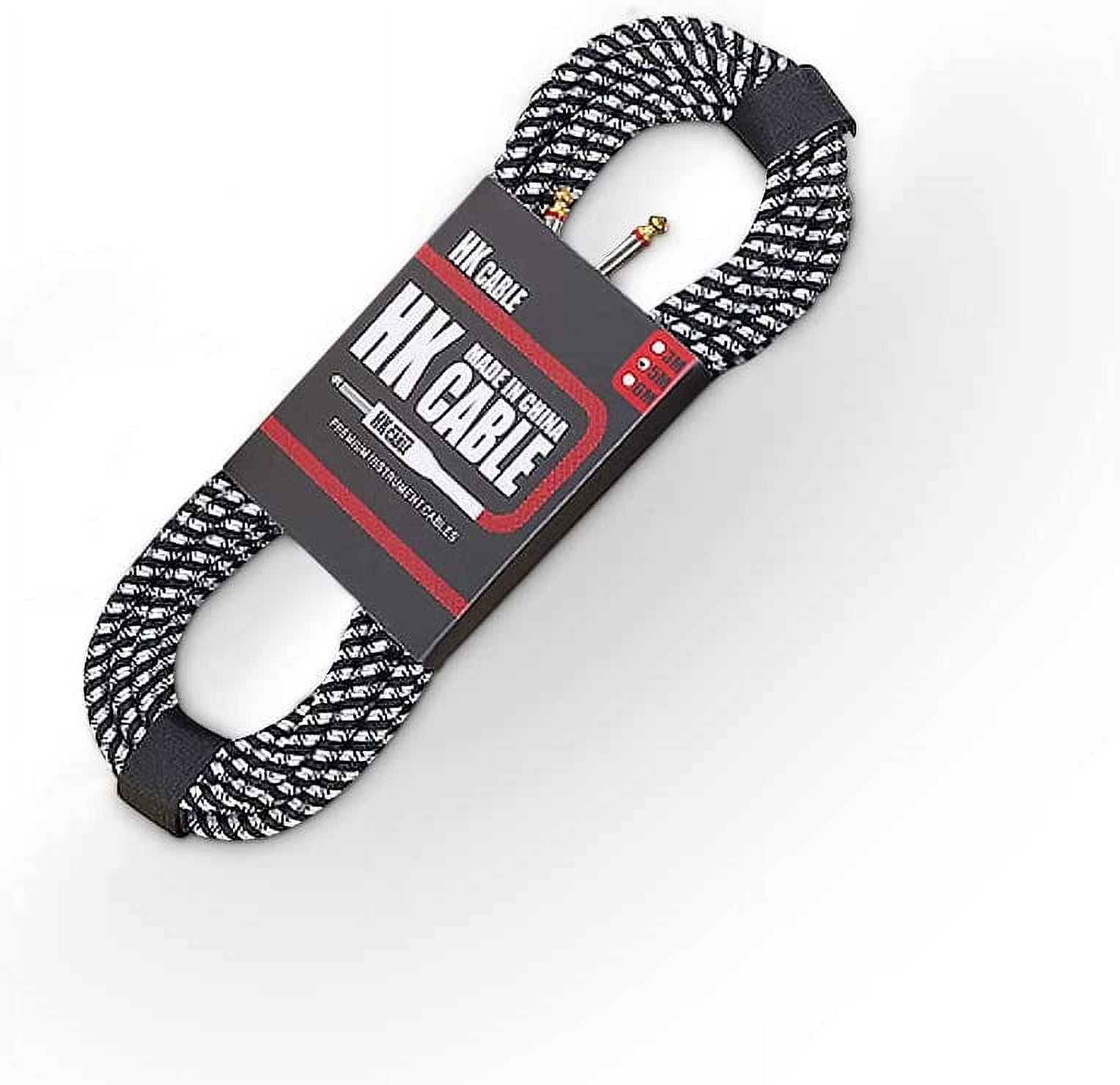 10 Ft. Guitar Instrument Cable - AMP Cord Straight 1/4-Inch TS to ...