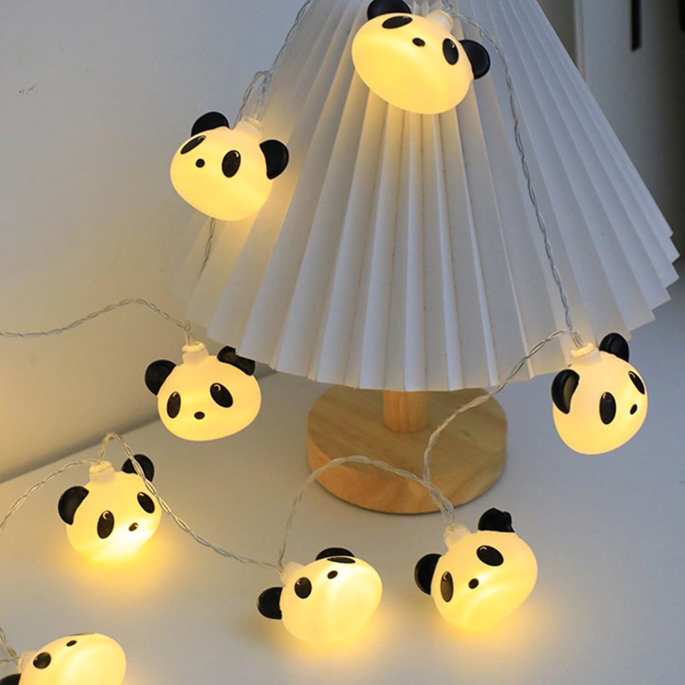 10 Ft Panda Light Up String Lights for Outdoor/Indoor, Cute Animals LED ...