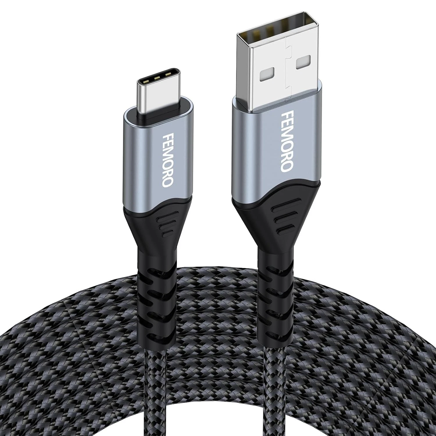 10 Ft Usb C Cable Fast Charging 60W, Long A To Usb-C 480Mbps Data 10 ...