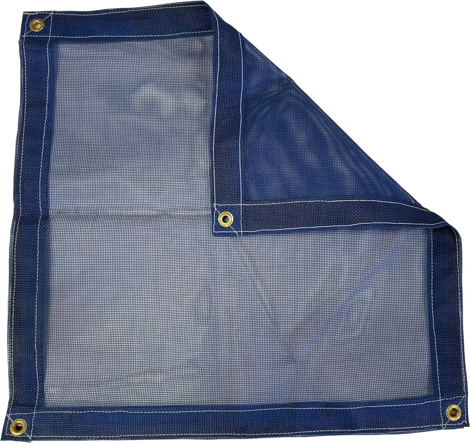 10 Ft. x 18 Ft. Blue 10 Oz. Vinyl Coated Mesh Tarp - Walmart.com