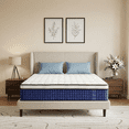 10" Full Hybrid Mattress in a Box, Memory Foam & Individual Pocket ...