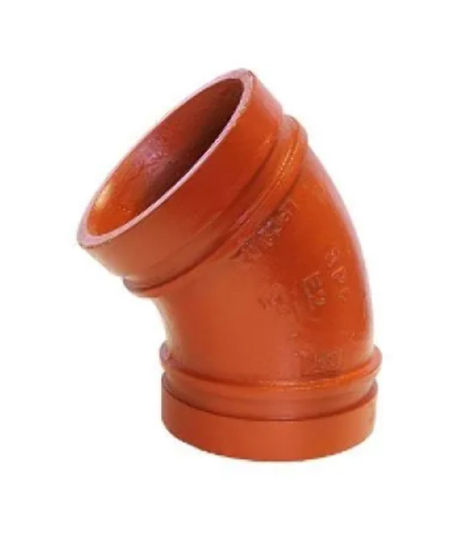 E-2 GROOVED 45° ELBOW IMPORT - Walmart.com